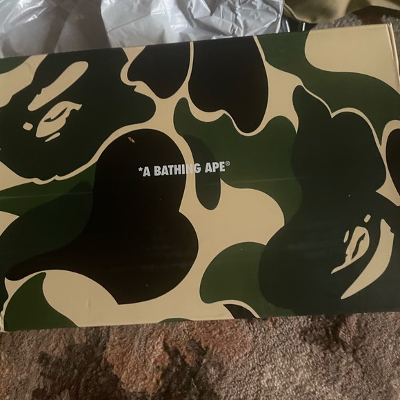 Bape | Shoes | Bapesta 5 Red Shoes | Poshmark